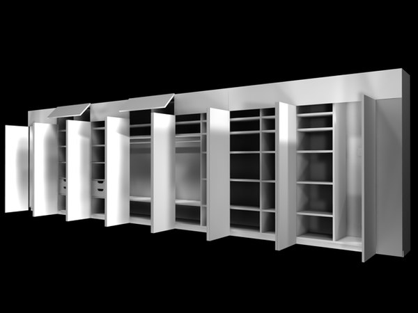3d storage cabinet model