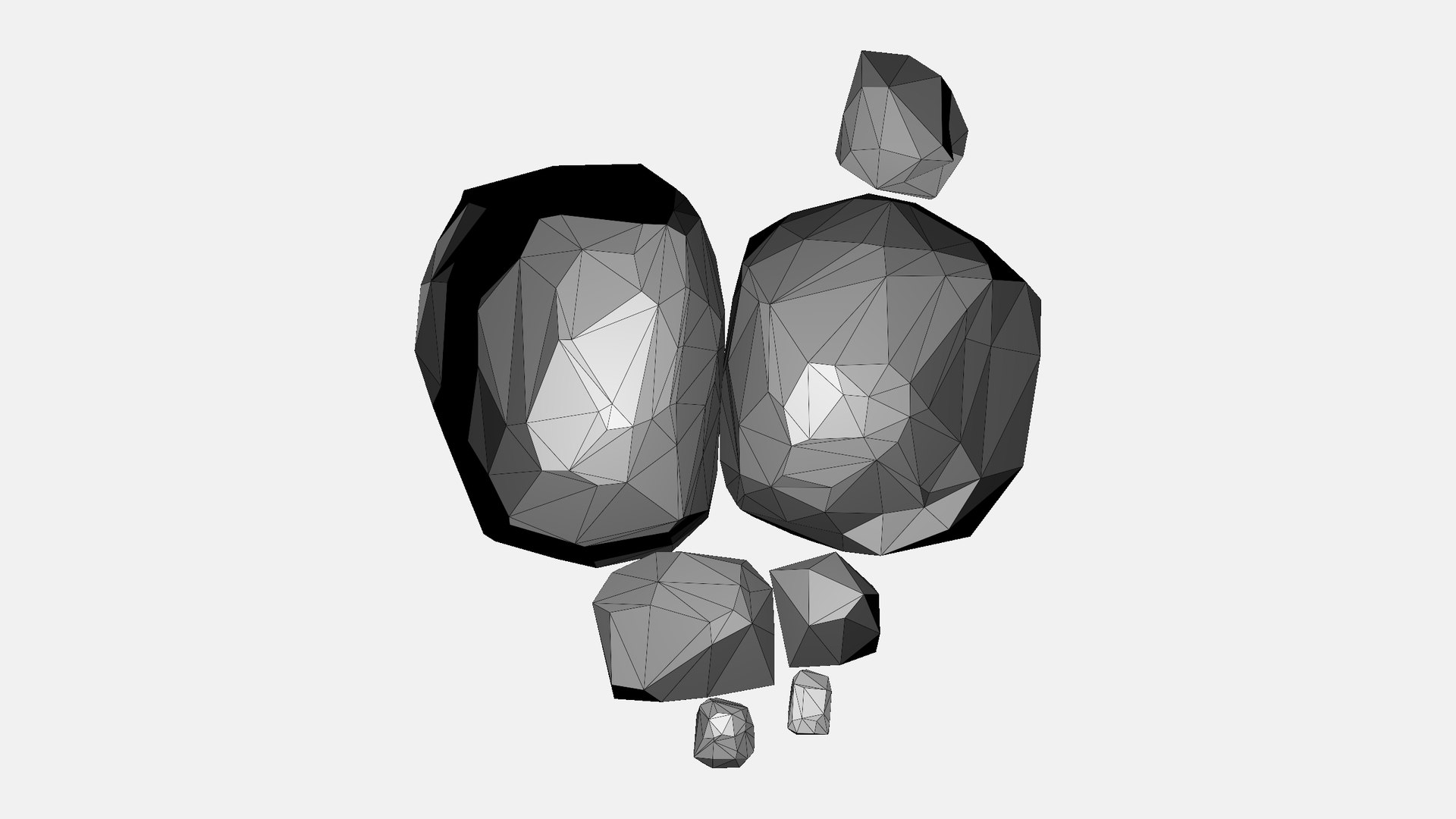 Large Rocks - Low Poly 3D Model - TurboSquid 2364635
