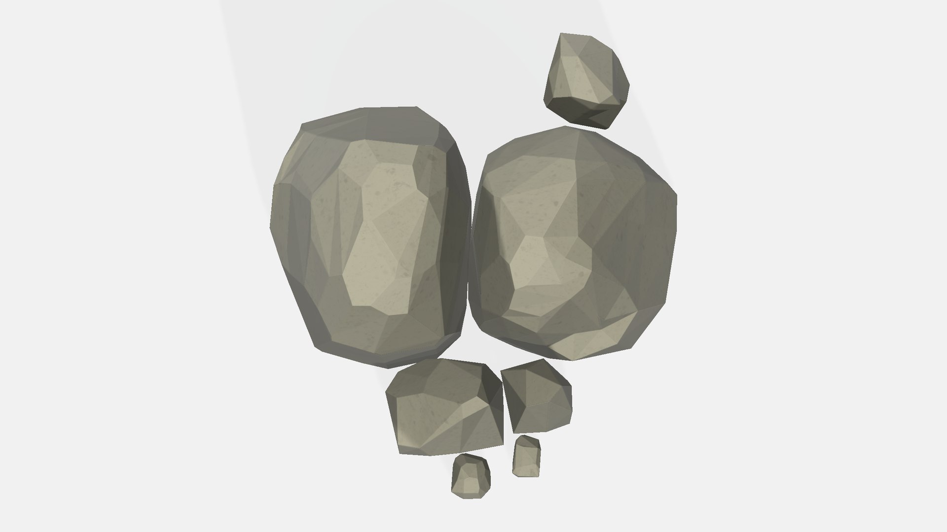 Large Rocks - Low Poly 3D Model - TurboSquid 2364635