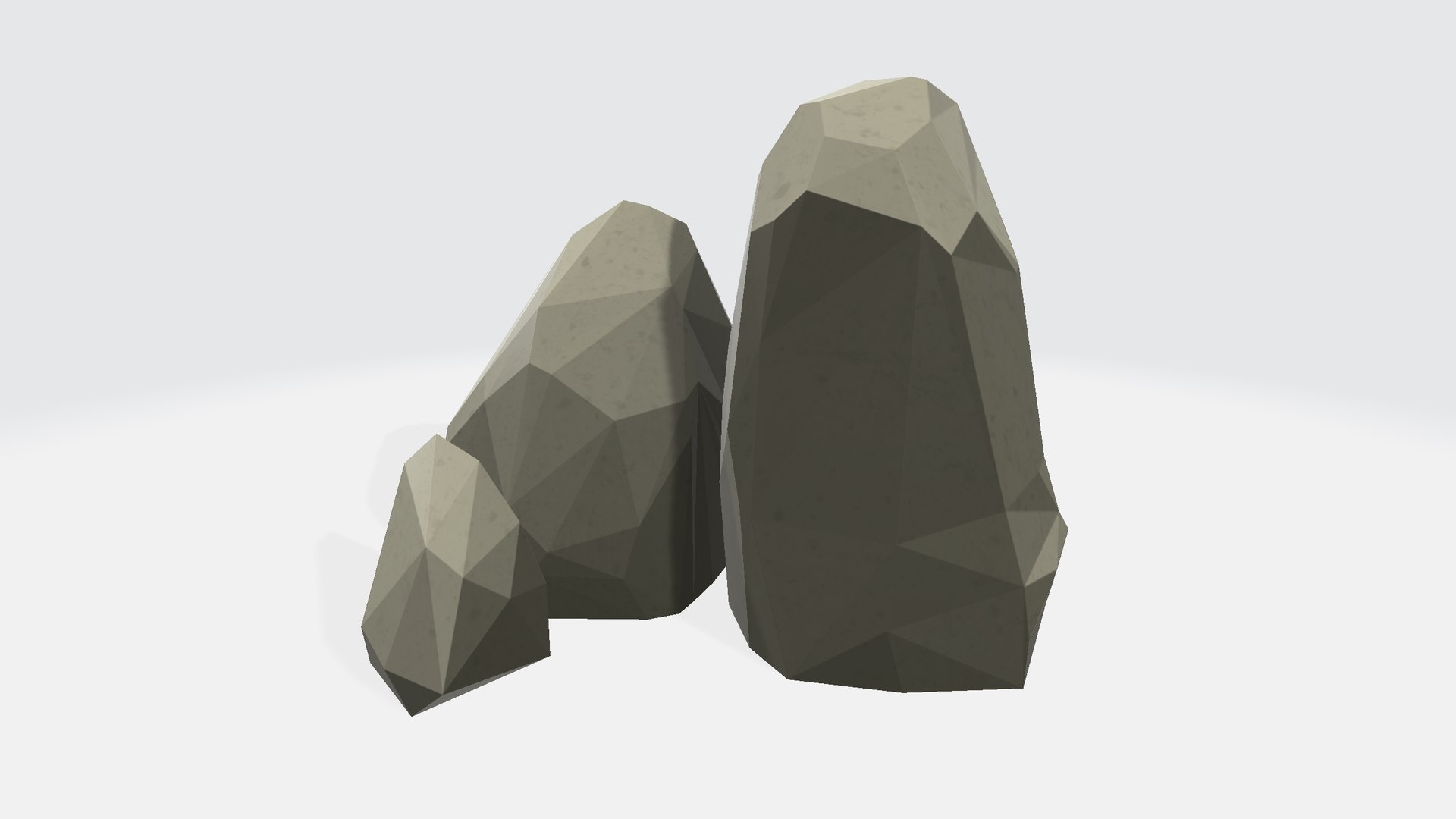 Large Rocks - Low Poly 3D Model - TurboSquid 2364635