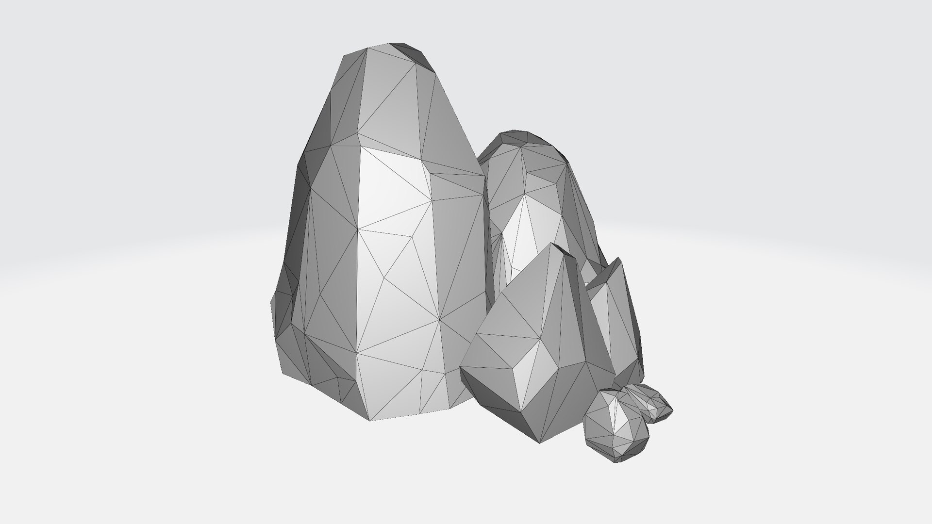 Large Rocks - Low Poly 3D Model - TurboSquid 2364635