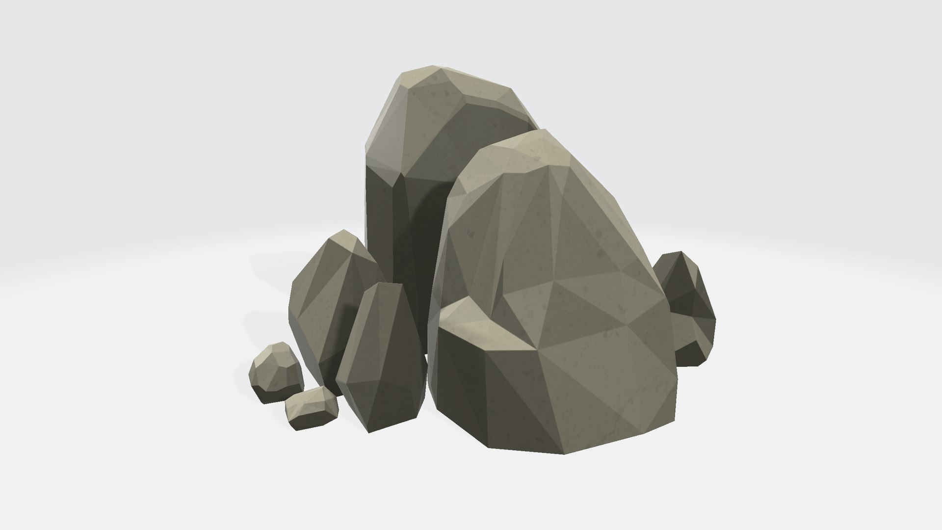 Large Rocks - Low Poly 3D Model - TurboSquid 2364635