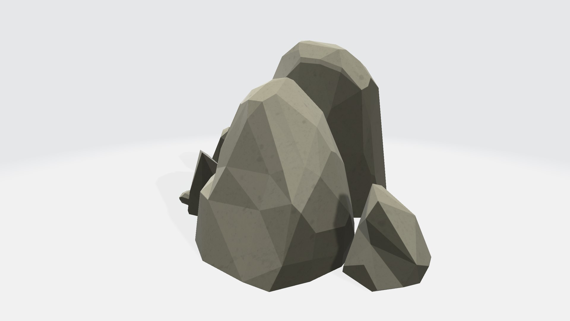 Large Rocks - Low Poly 3D Model - TurboSquid 2364635