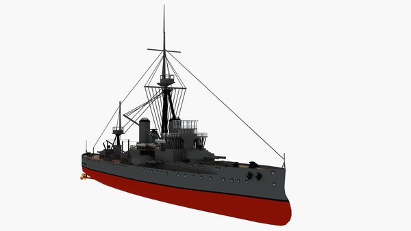 Hms dreadnought 3D - TurboSquid 1203462
