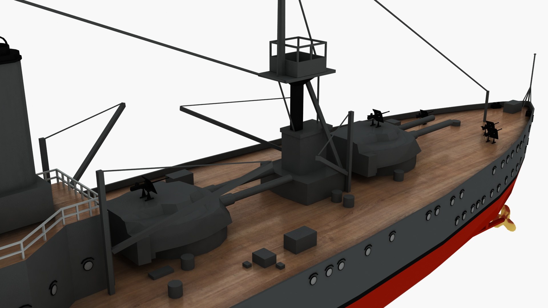 Hms dreadnought 3D - TurboSquid 1203462