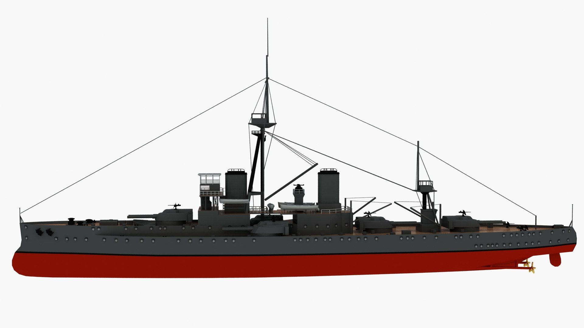 Hms dreadnought 3D - TurboSquid 1203462