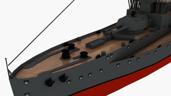 Hms dreadnought 3D - TurboSquid 1203462