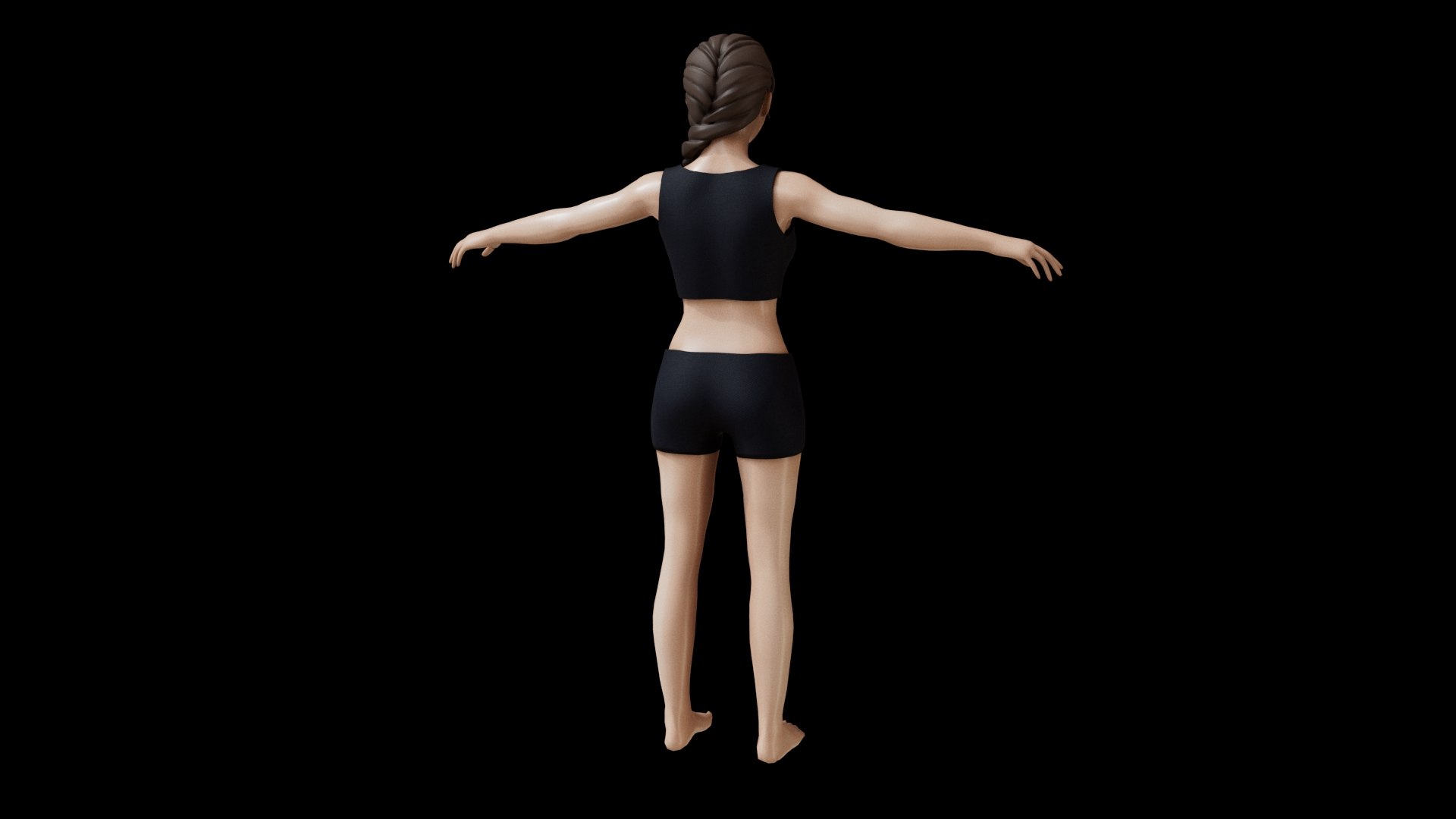 3D Stylized Female Character Rigged Girl Modeling - TurboSquid 2127058