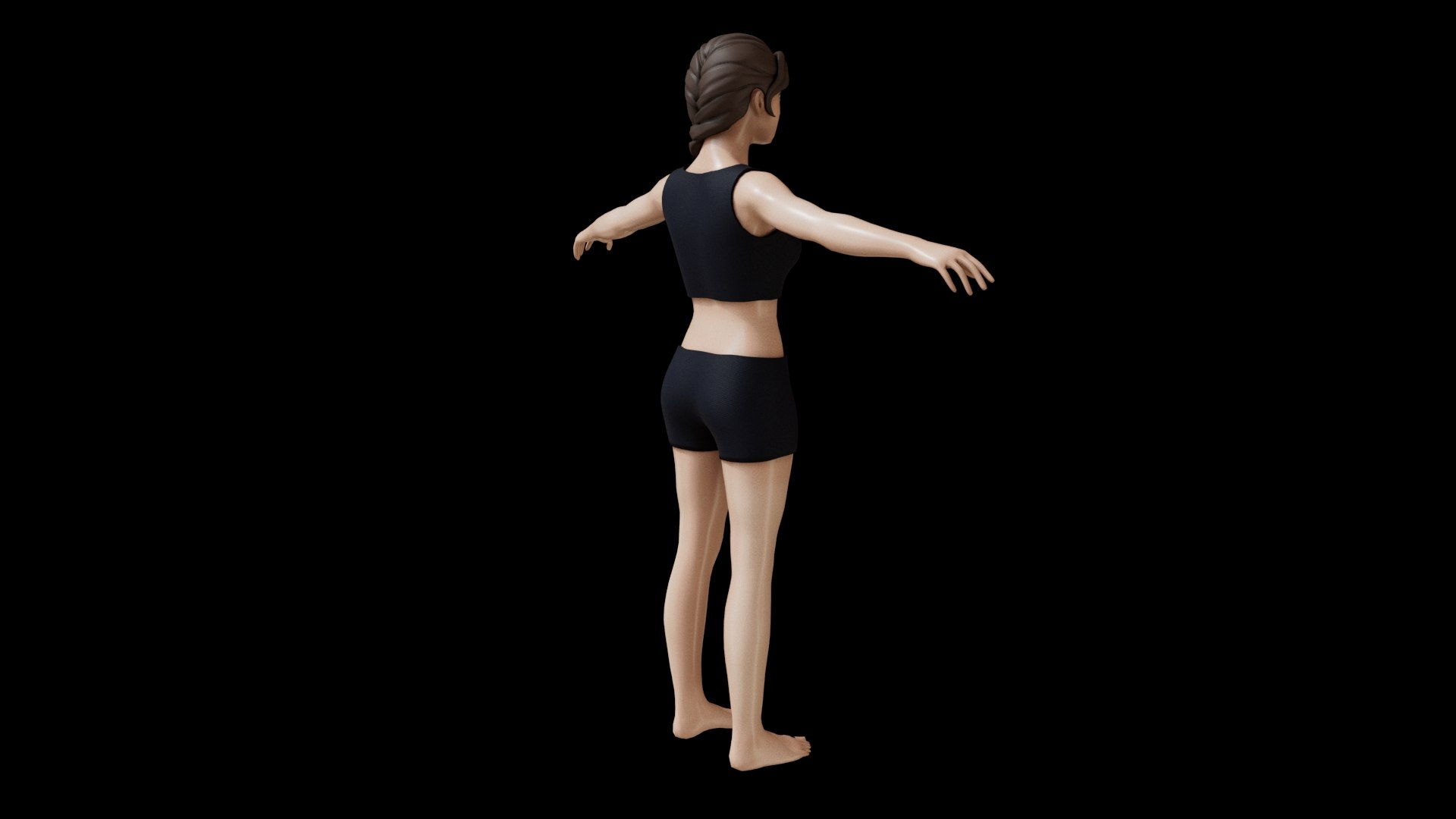 3D Stylized Female Character Rigged Girl Modeling - TurboSquid 2127058