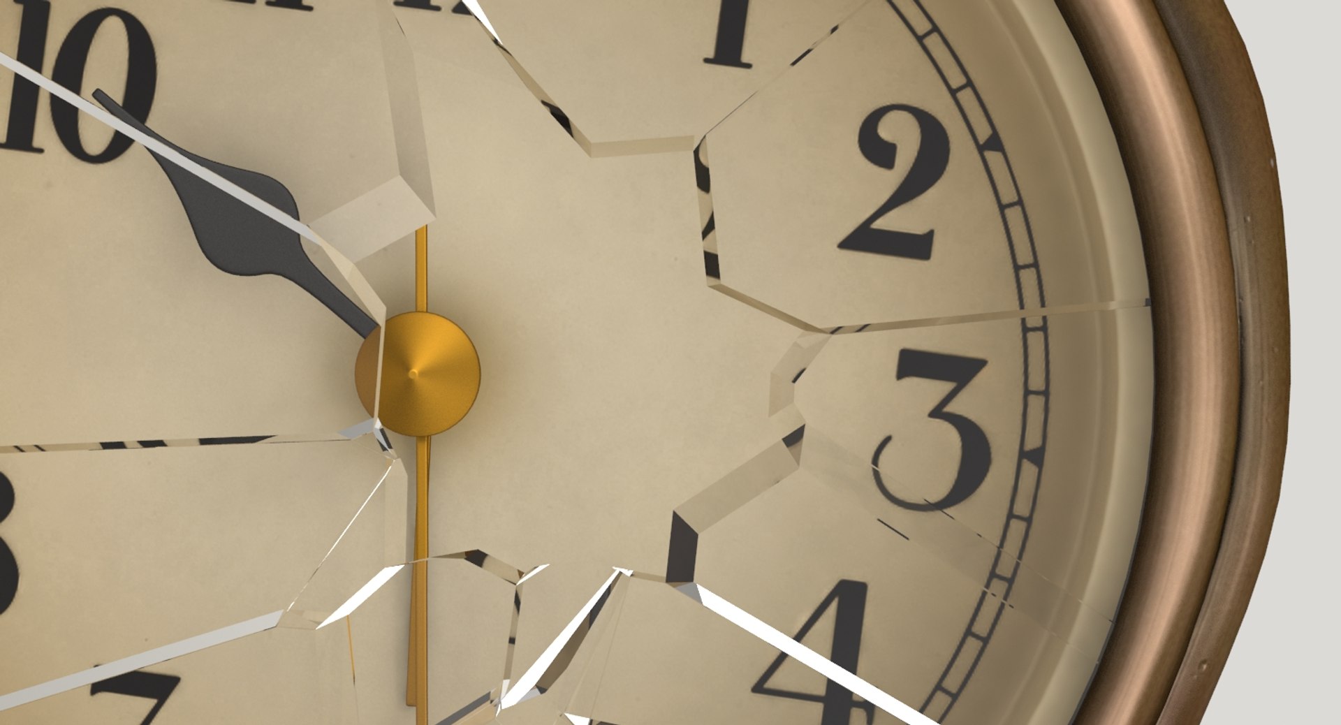 Max Damaged Alarm Clock Dirty