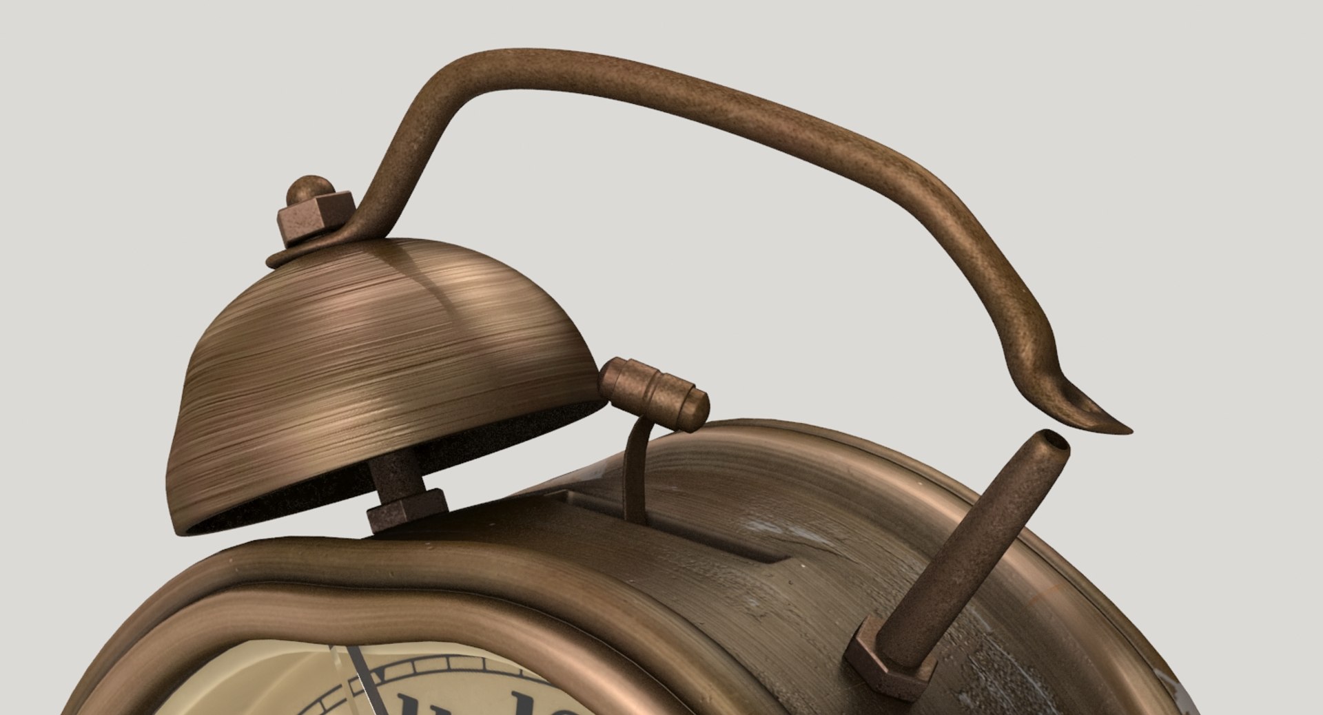 Max Damaged Alarm Clock Dirty