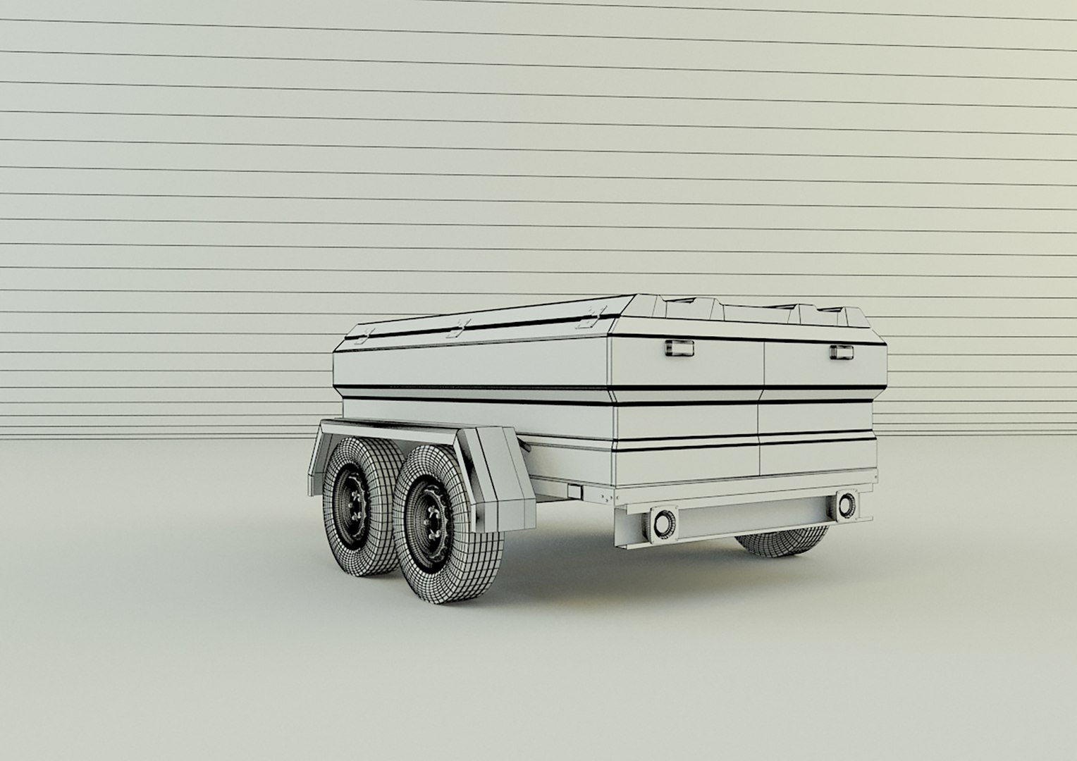 Vehicle Trailer 111 3D Model - TurboSquid 2120697