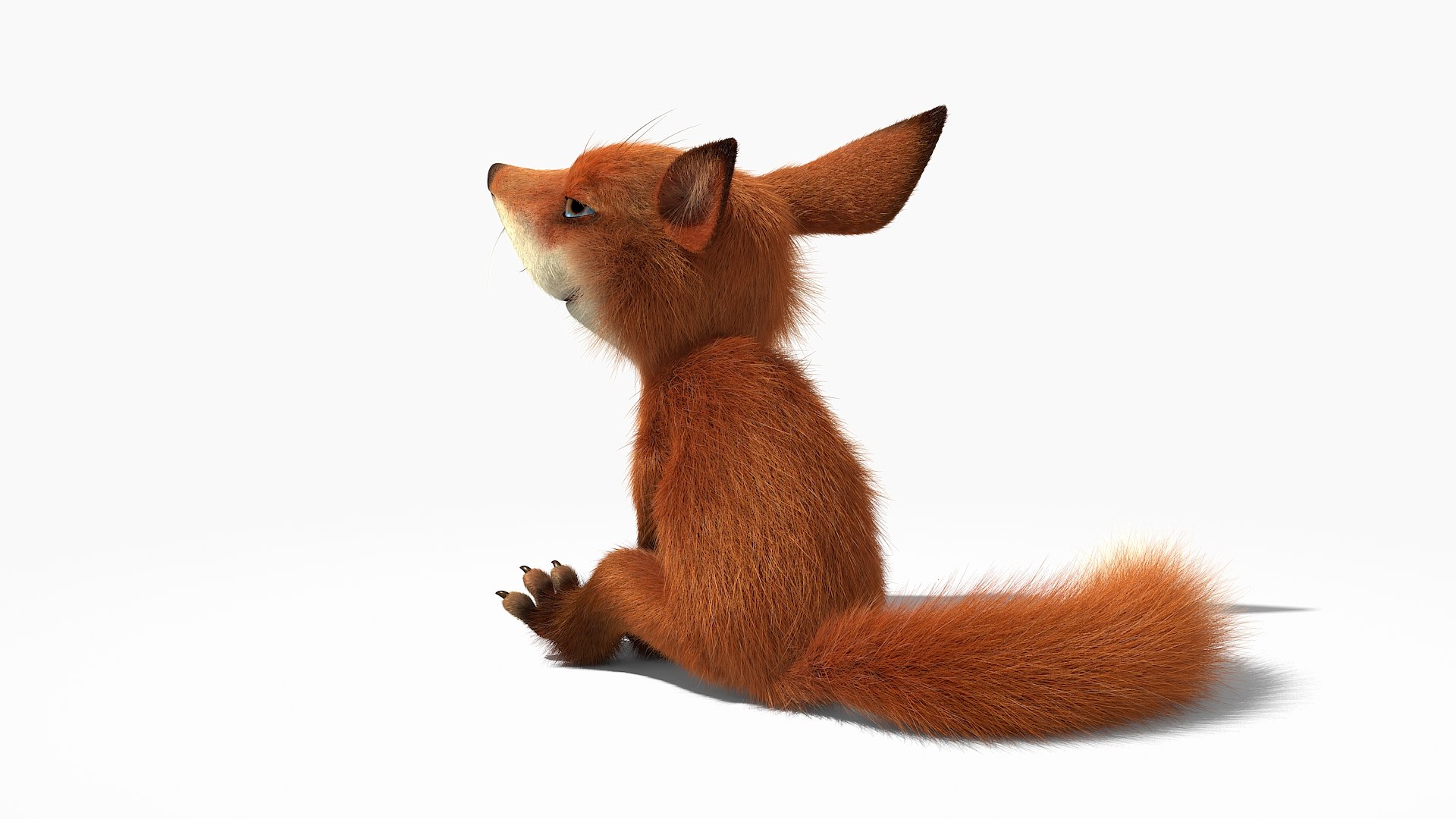 3D Funny little fox model - TurboSquid 1969310