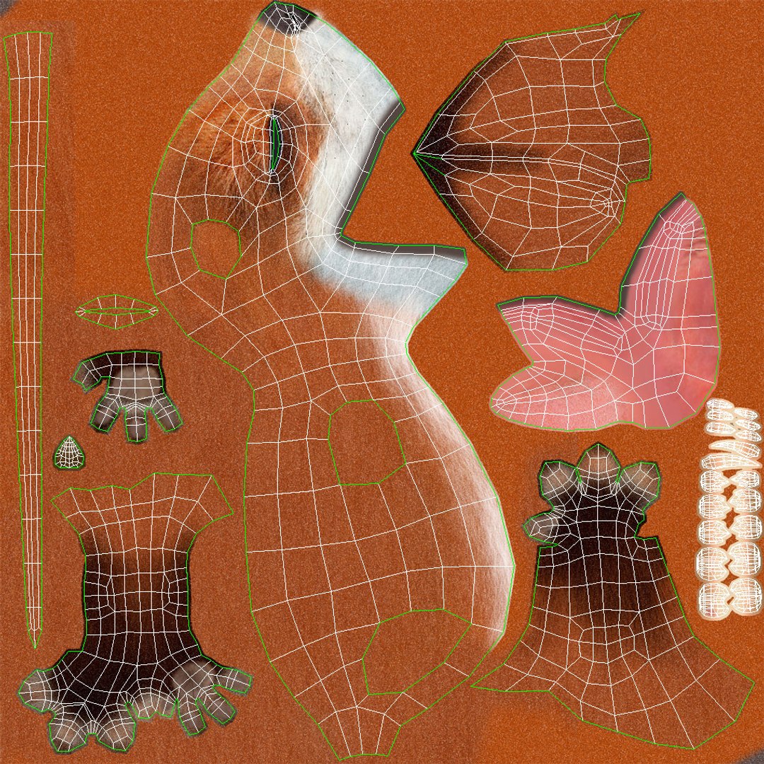 3D Funny little fox model - TurboSquid 1969310