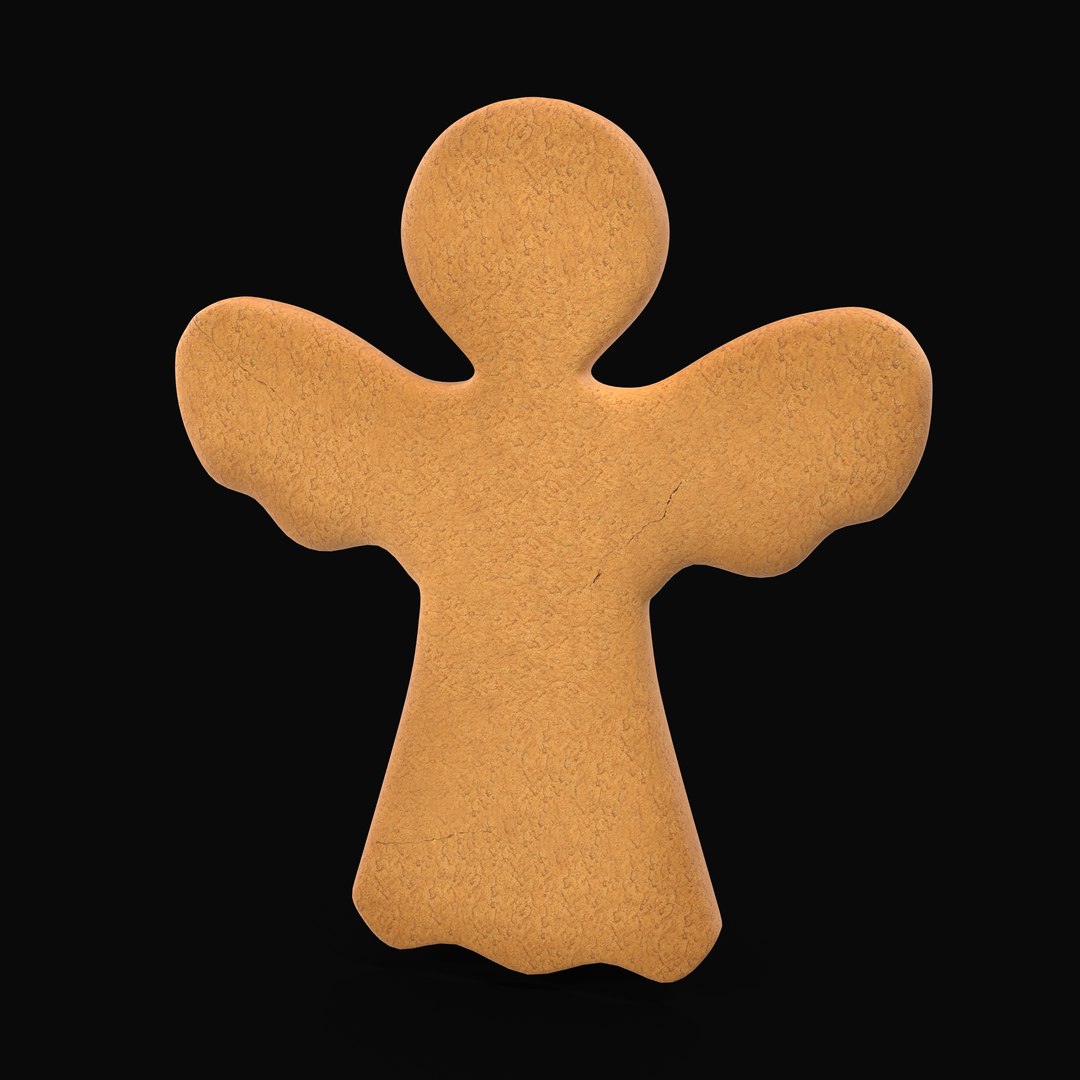 Gingerbread Cookie Angel 03 3d Max