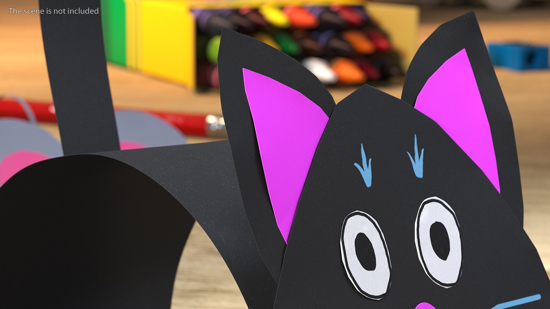 3D Craft Paper Toy Cat Model - TurboSquid 1934072