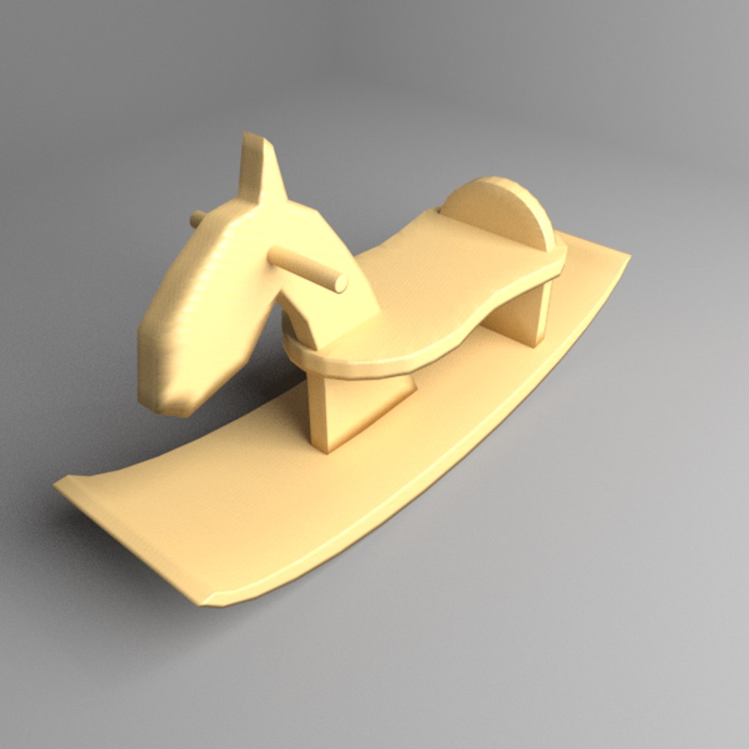 3D Model Rocking Horse 3 - TurboSquid 1539960