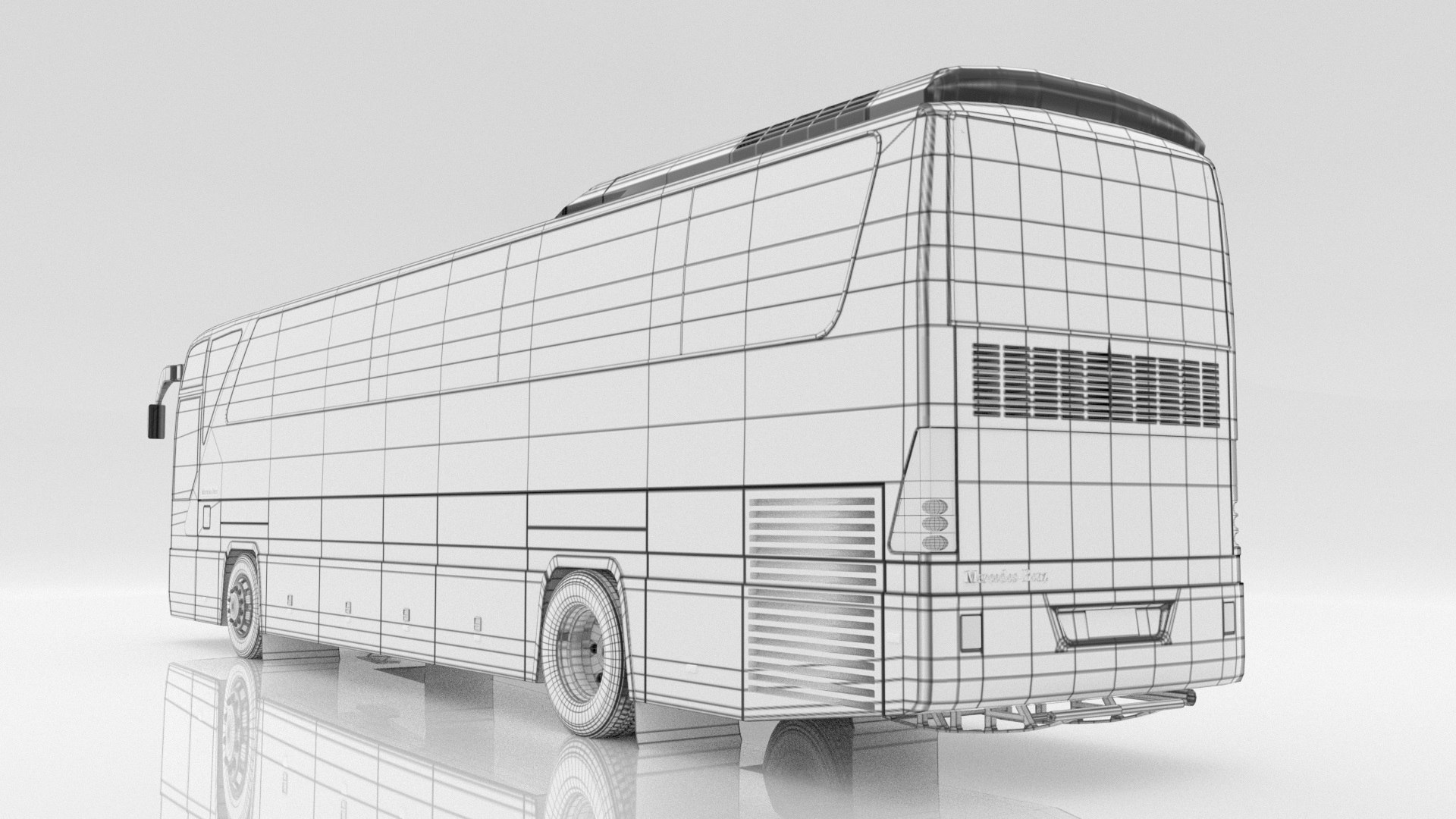 Mercedes Benz Bus 3D Model - TurboSquid 1671932