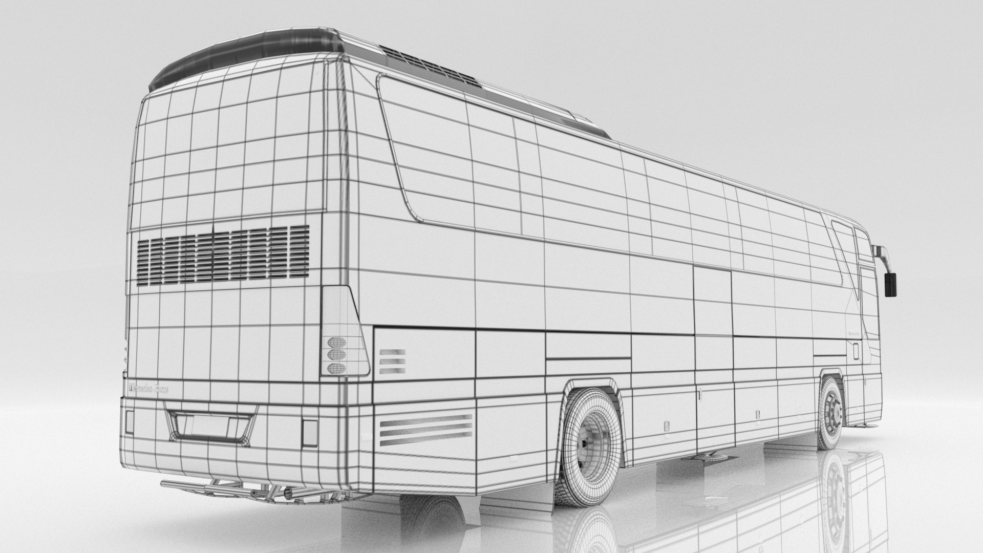 Mercedes Benz Bus 3D Model - TurboSquid 1671932