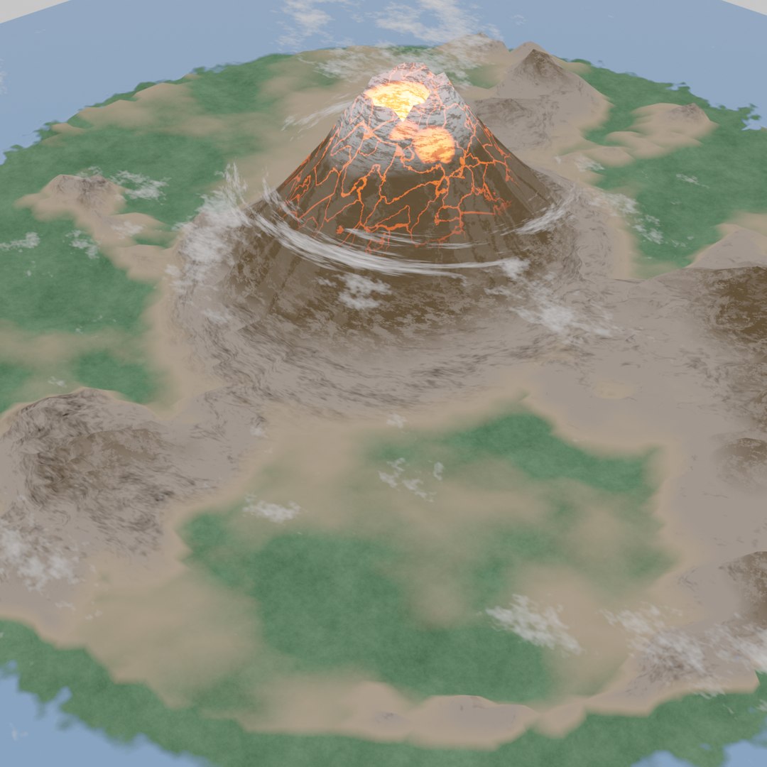 3D Island Map Model - TurboSquid 2001903