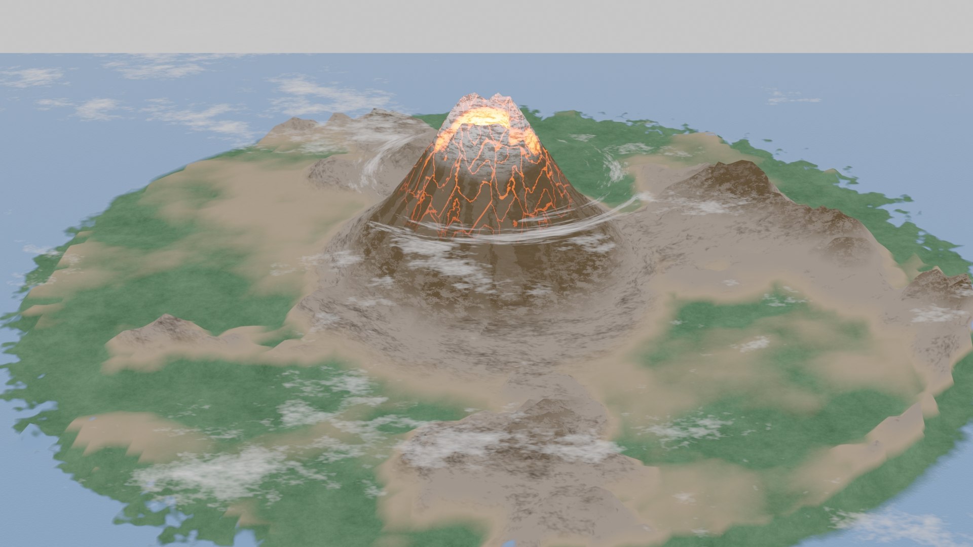 3D Island Map Model - TurboSquid 2001903