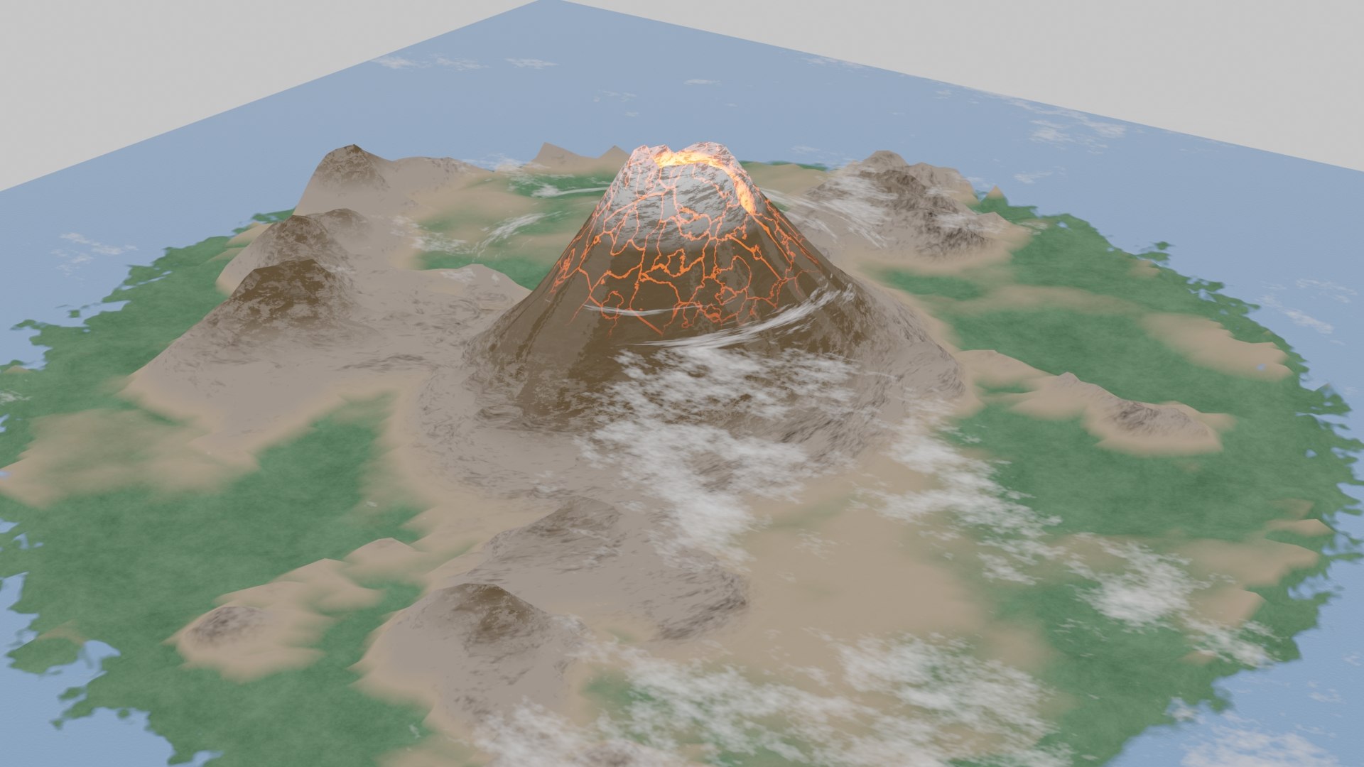 3D Island Map Model - TurboSquid 2001903