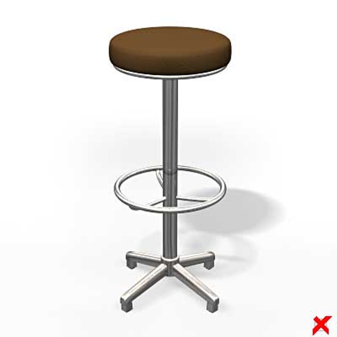 bar stool 3d model