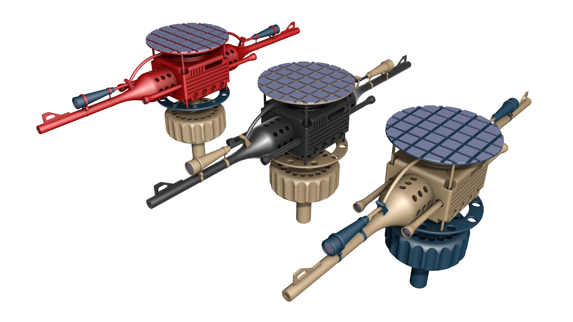 Free 3D Automatic Turret Model - TurboSquid 2417970