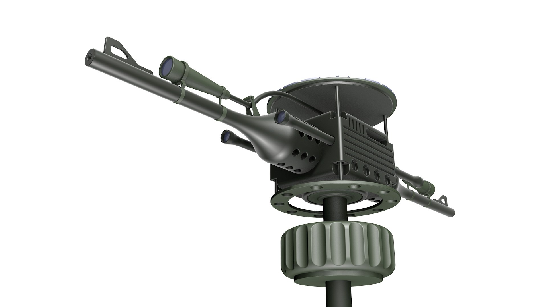 Free 3D Automatic Turret Model - TurboSquid 2417970