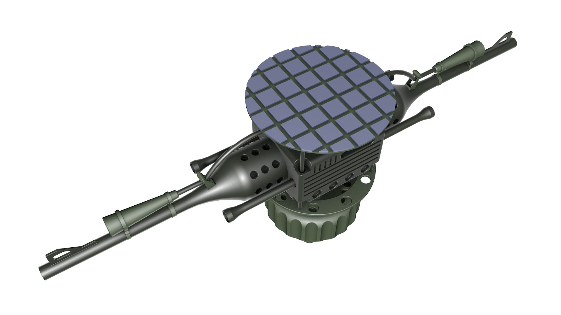 Free 3D Automatic Turret Model - TurboSquid 2417970