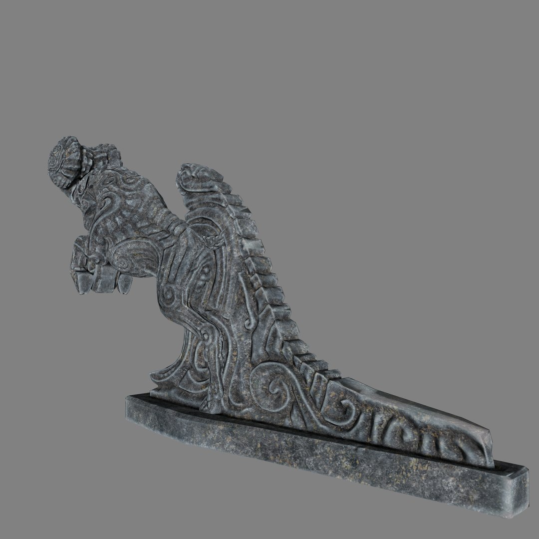 3D Nordic Statue Ram Entrance - TurboSquid 1343335