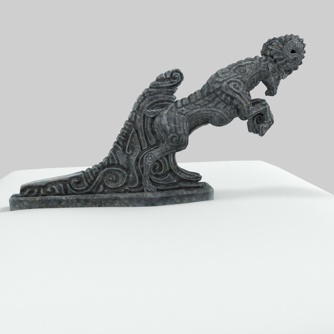 3D Nordic Statue Ram Entrance - TurboSquid 1343335