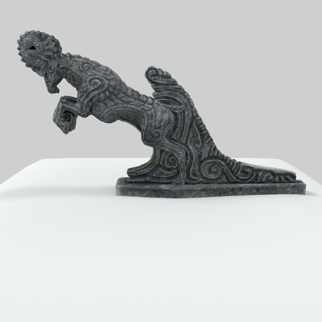 3D Nordic Statue Ram Entrance - TurboSquid 1343335
