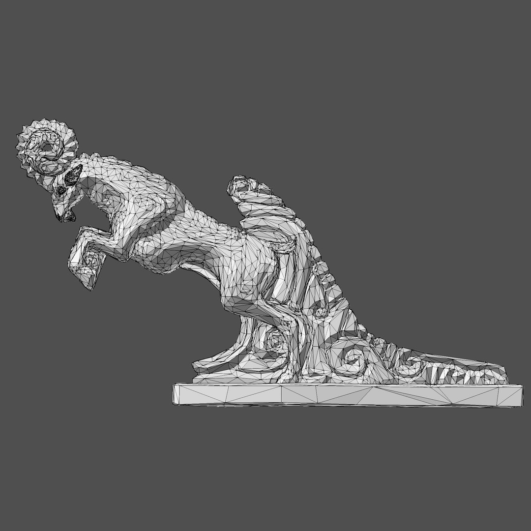 3D Nordic Statue Ram Entrance - TurboSquid 1343335