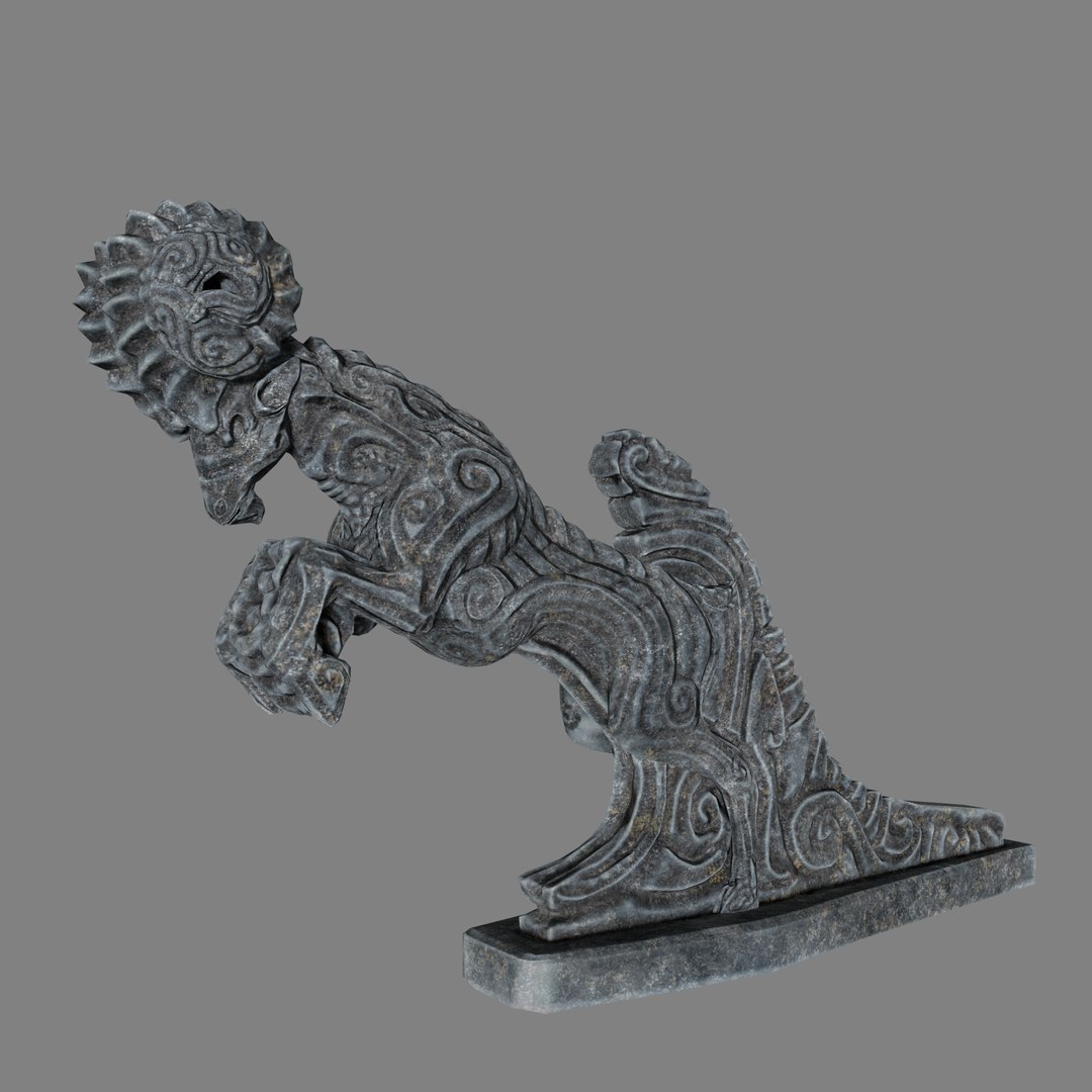 3D Nordic Statue Ram Entrance - TurboSquid 1343335