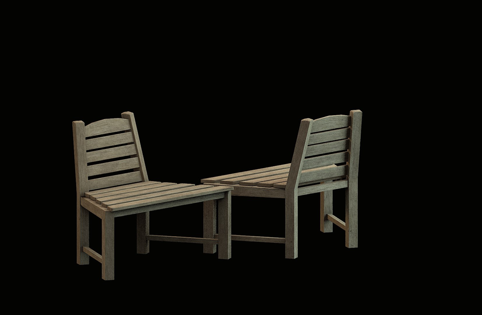 3D model wooden seat - TurboSquid 1468837