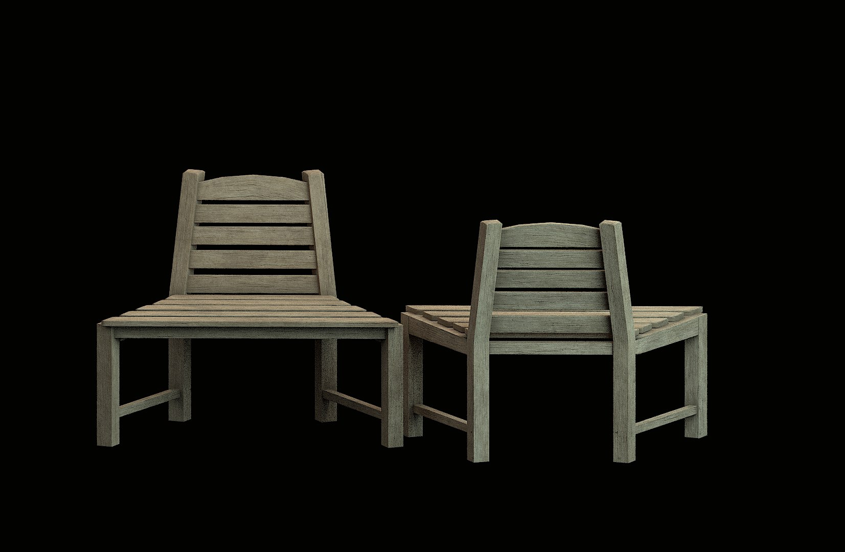 3D model wooden seat - TurboSquid 1468837