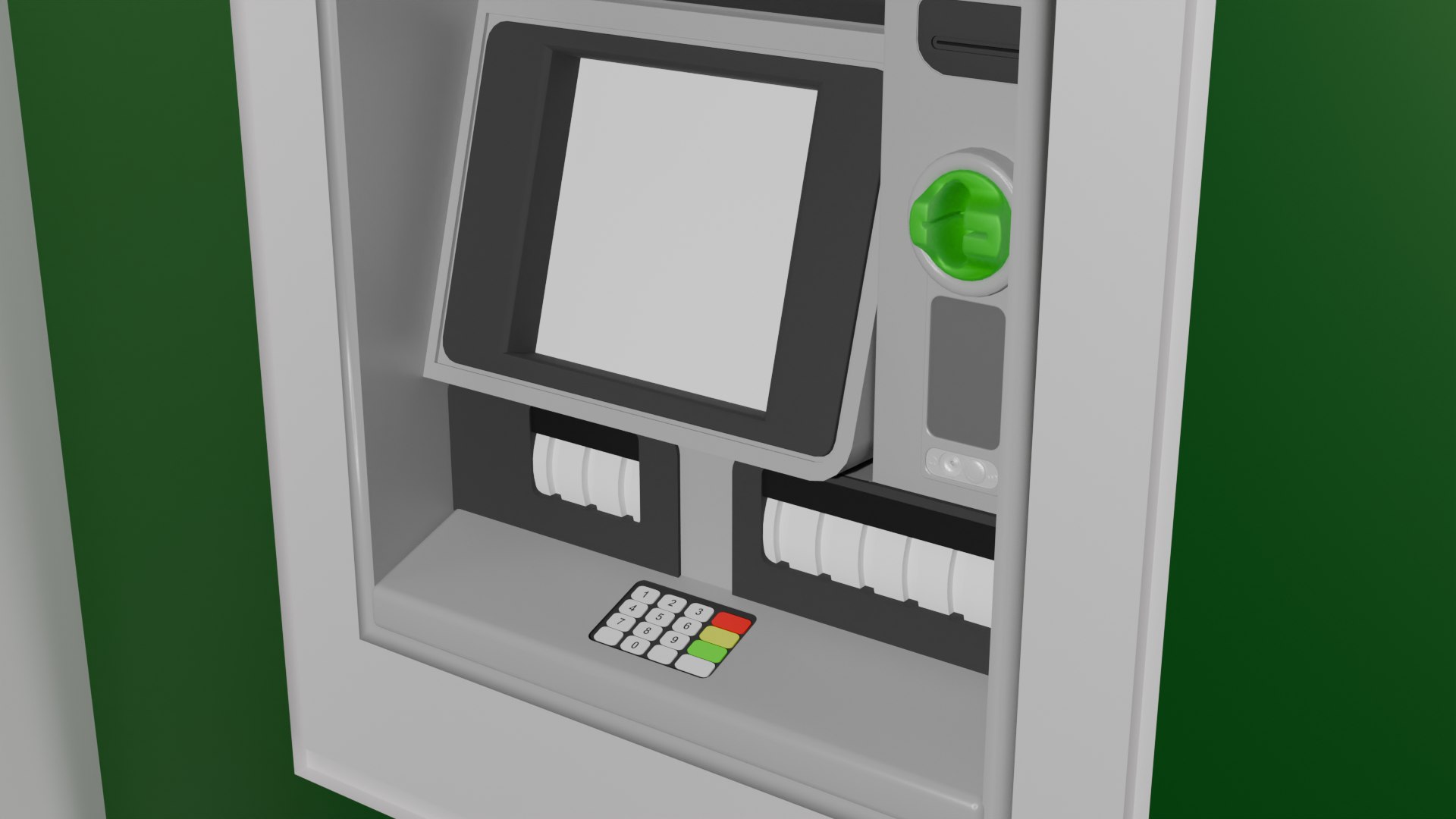 3D ATM Machine Version 1 - TurboSquid 2227392