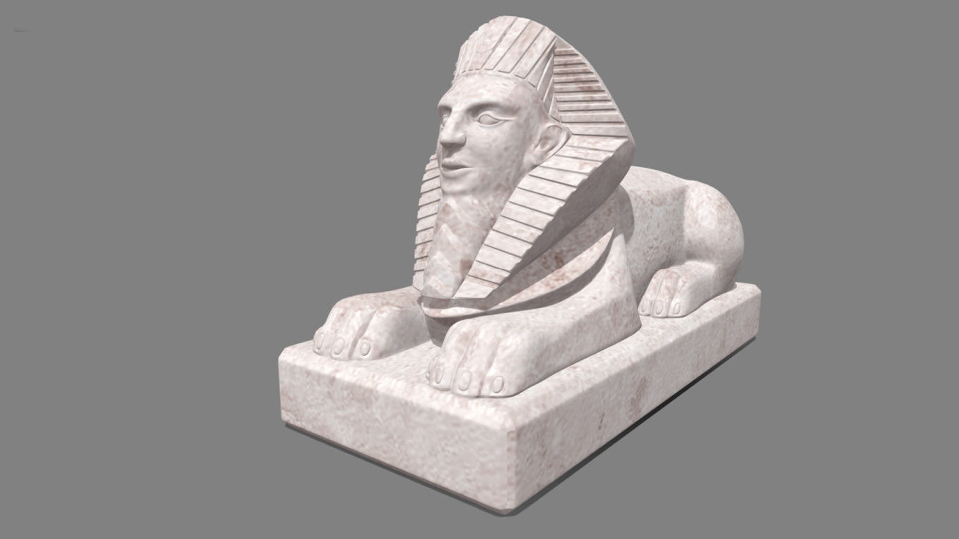 modelo 3d Egyptian Sphinx statue - TurboSquid 1976316