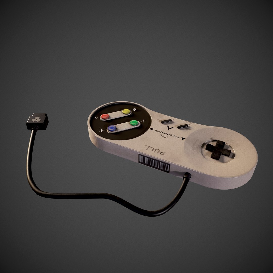Super Nintendo 3D Model - TurboSquid 1936285