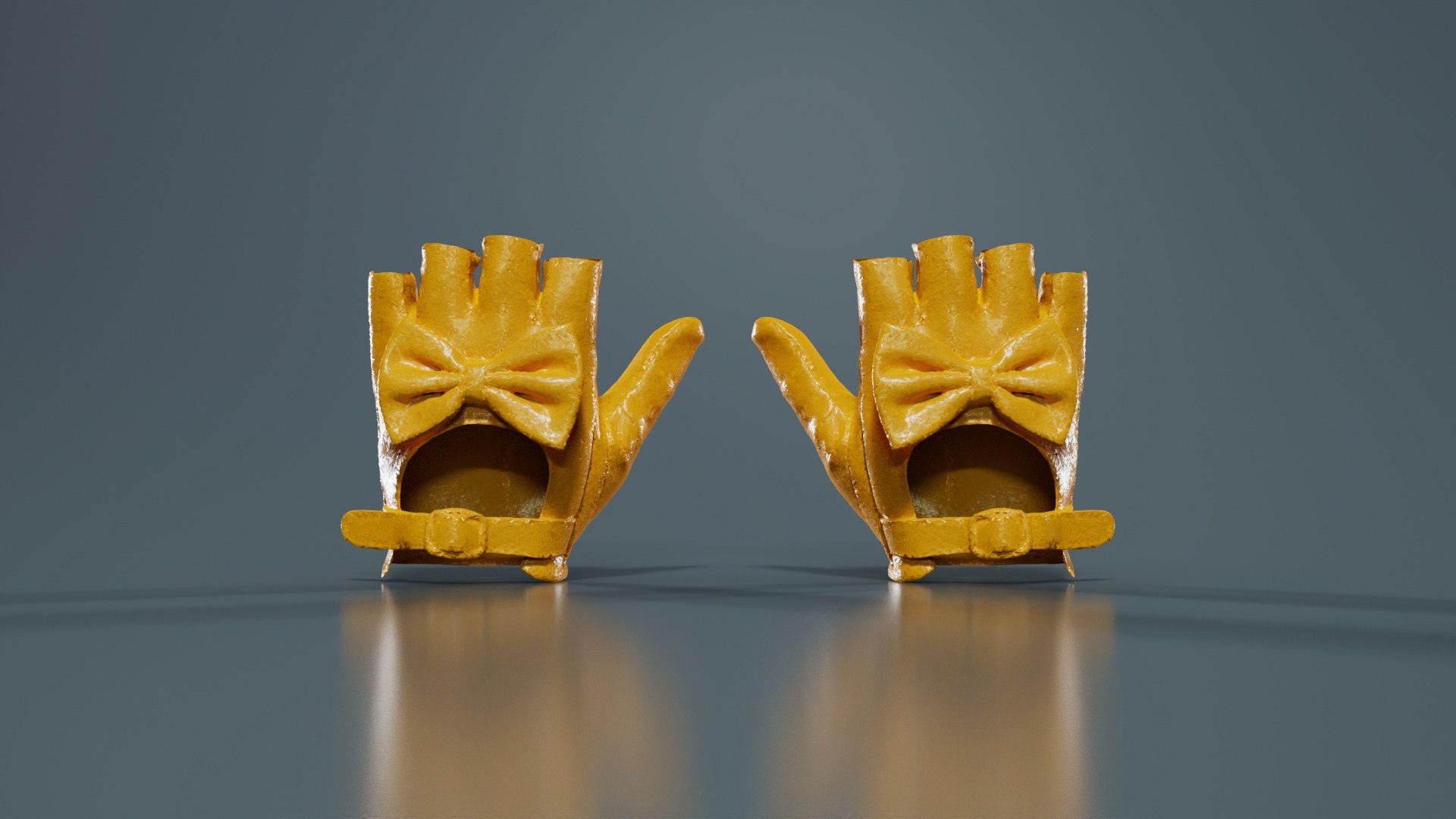 Bow Gloves Remastered 3D Model - TurboSquid 2361294