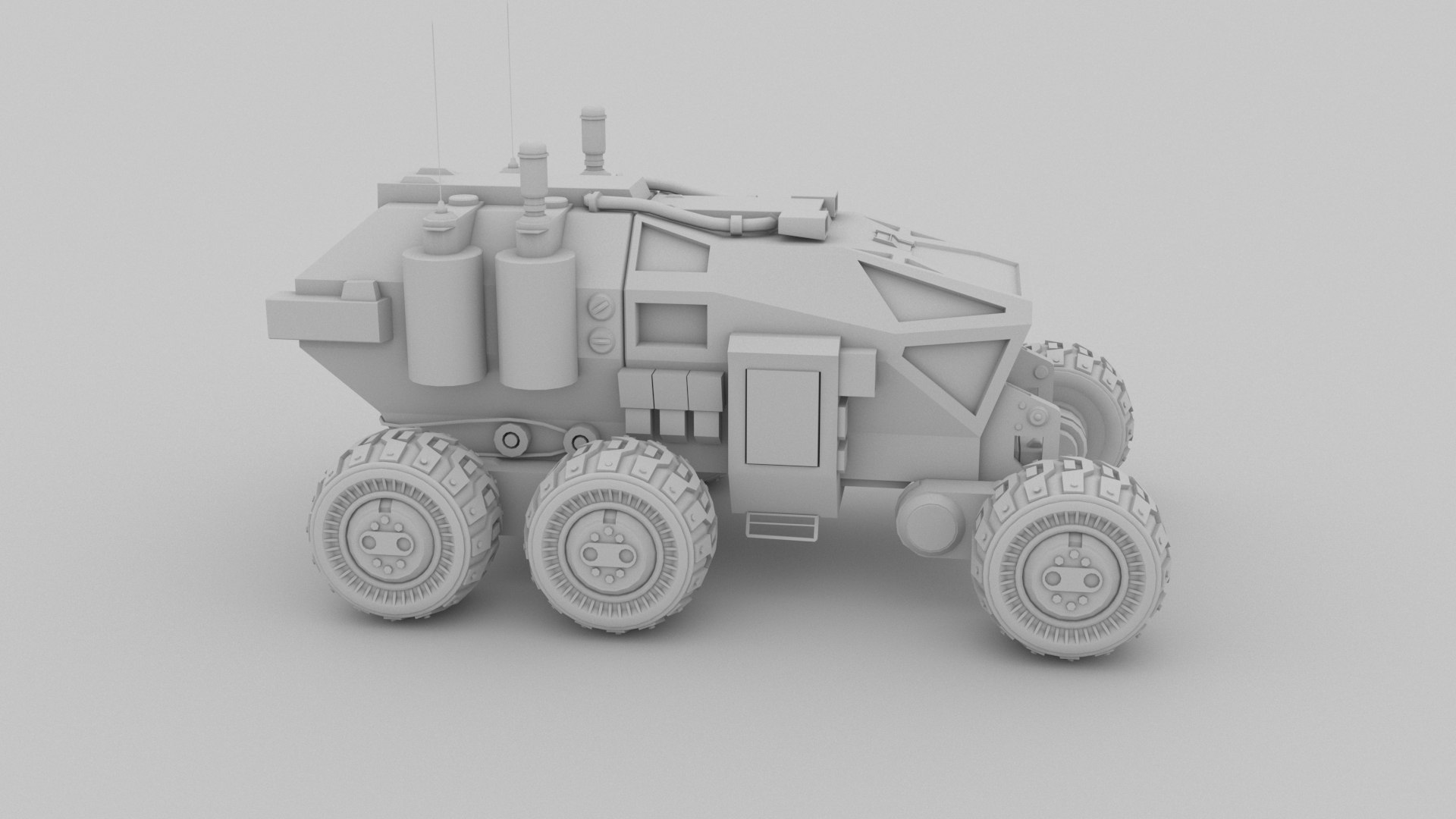 Space Mars Car Vehicle 3D Model - TurboSquid 1639280