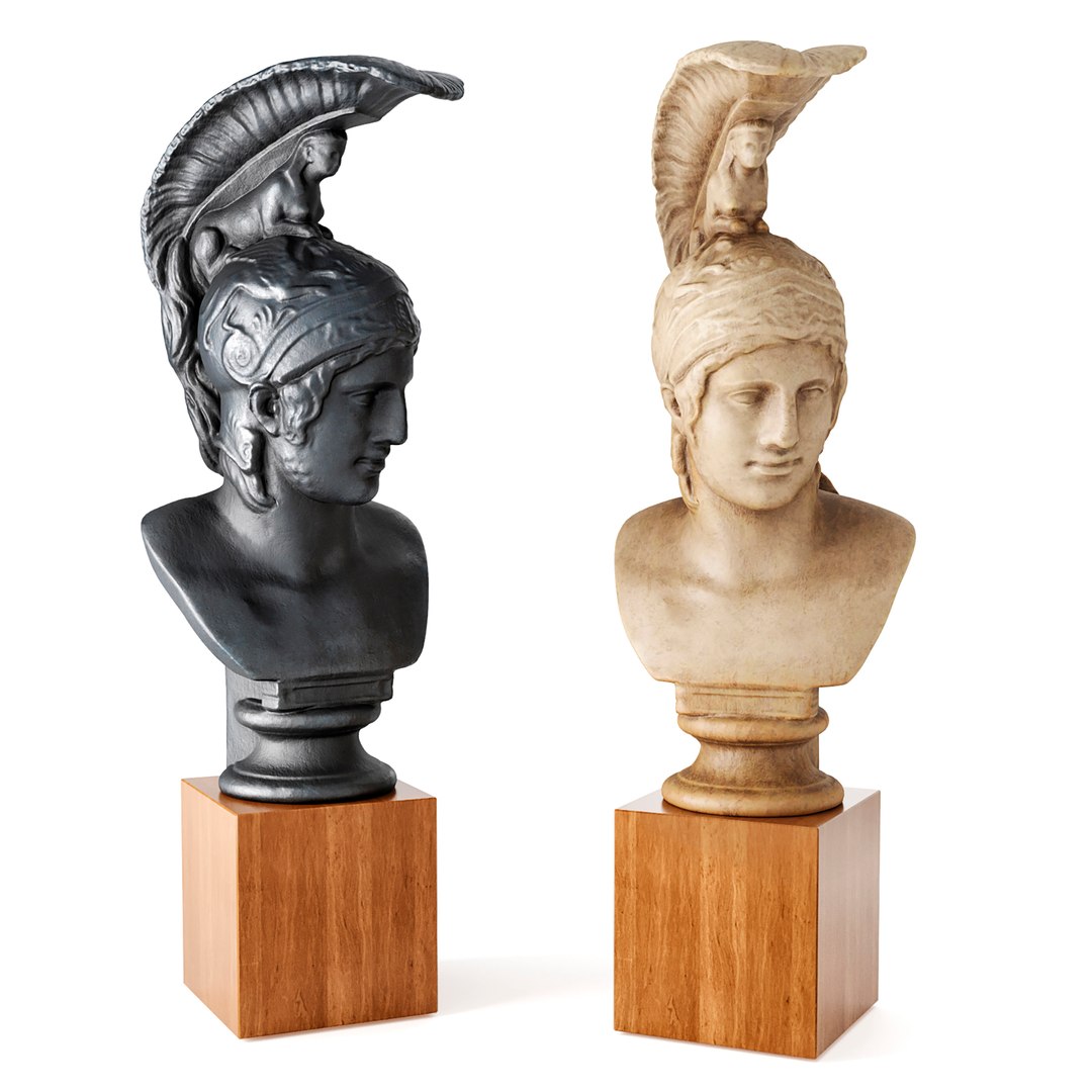 Mars Sculpture Bust 3D Model - TurboSquid 2101444