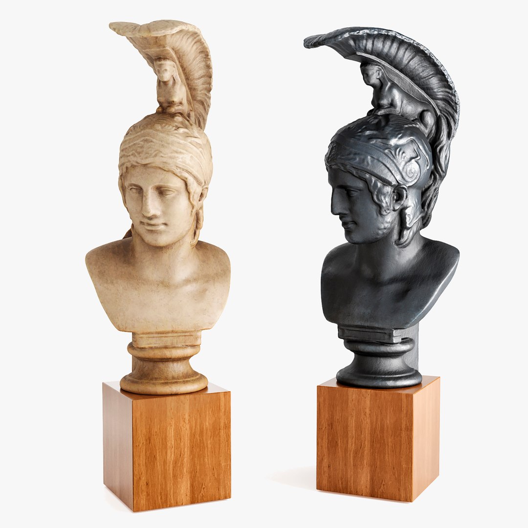 Mars Sculpture Bust 3D Model - TurboSquid 2101444