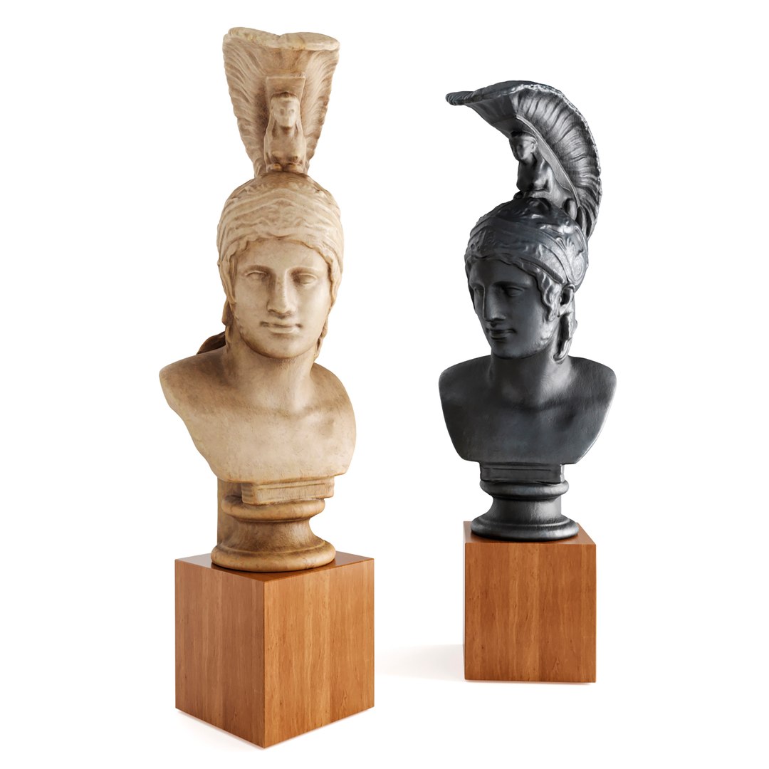 Mars Sculpture Bust 3D Model - TurboSquid 2101444