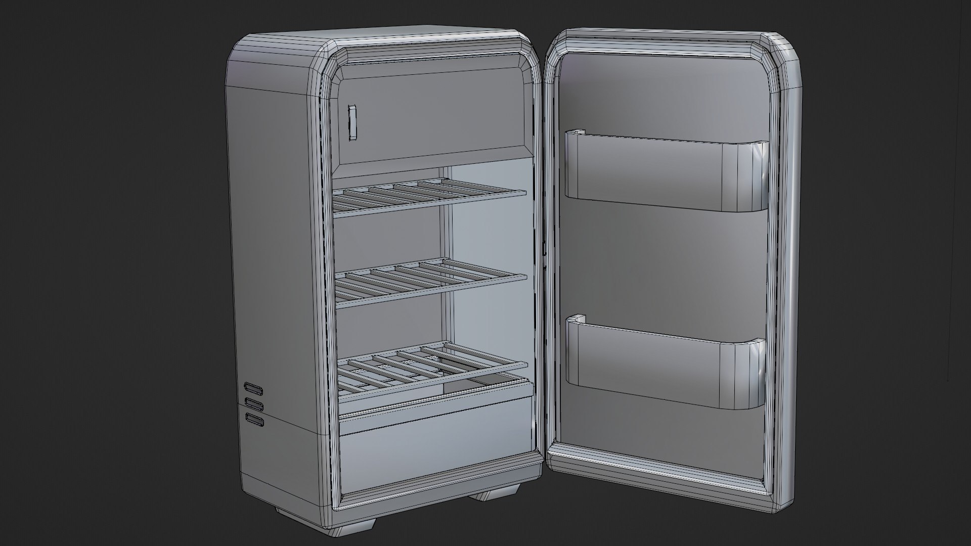 Stylized Refrigerator 3D - TurboSquid 2070095