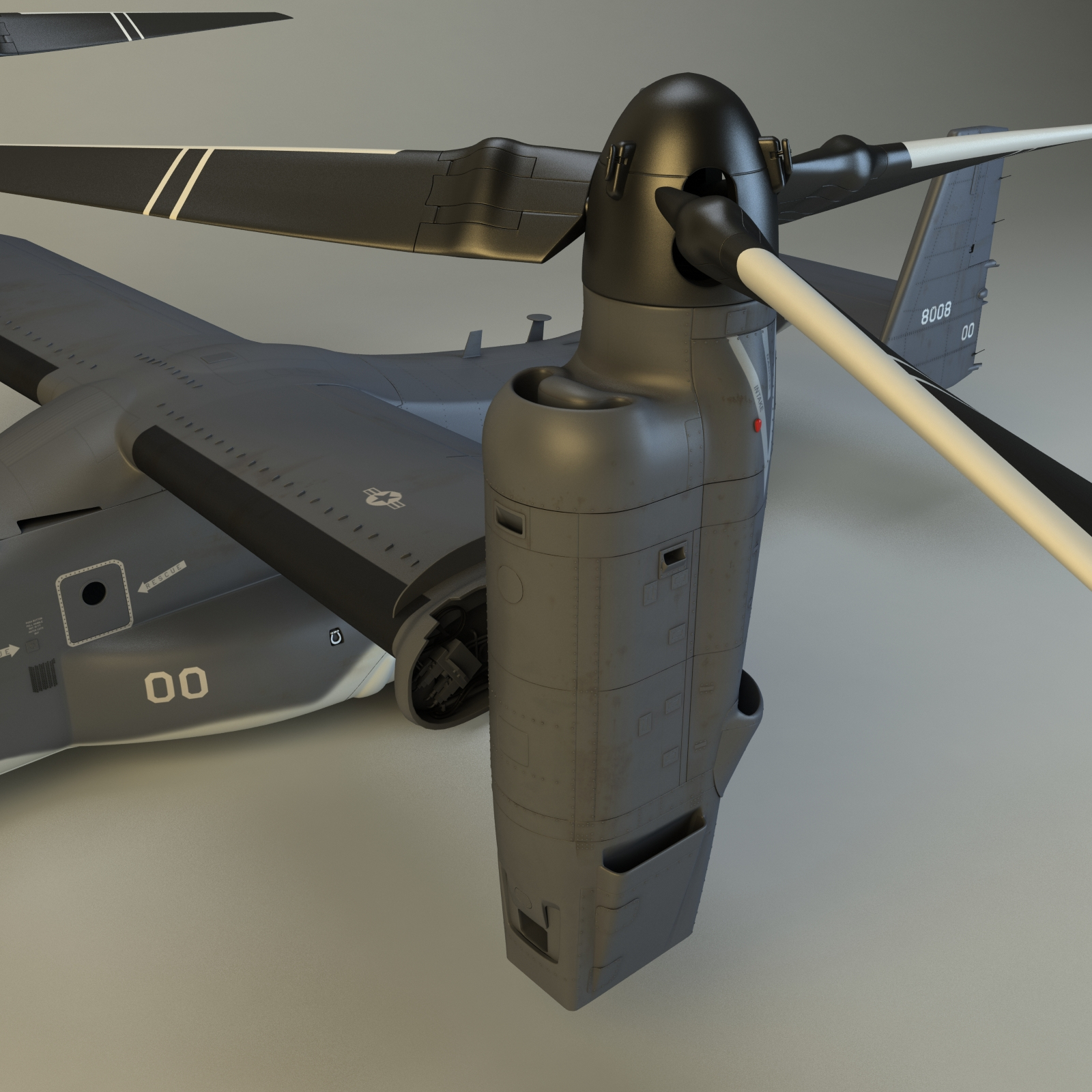 cv-22 osprey 3d model