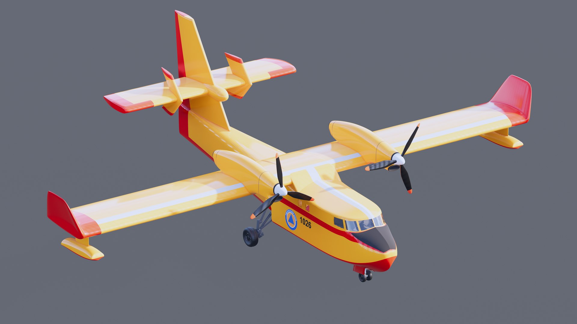 3D Canadair CL-415 Model - TurboSquid 1776099