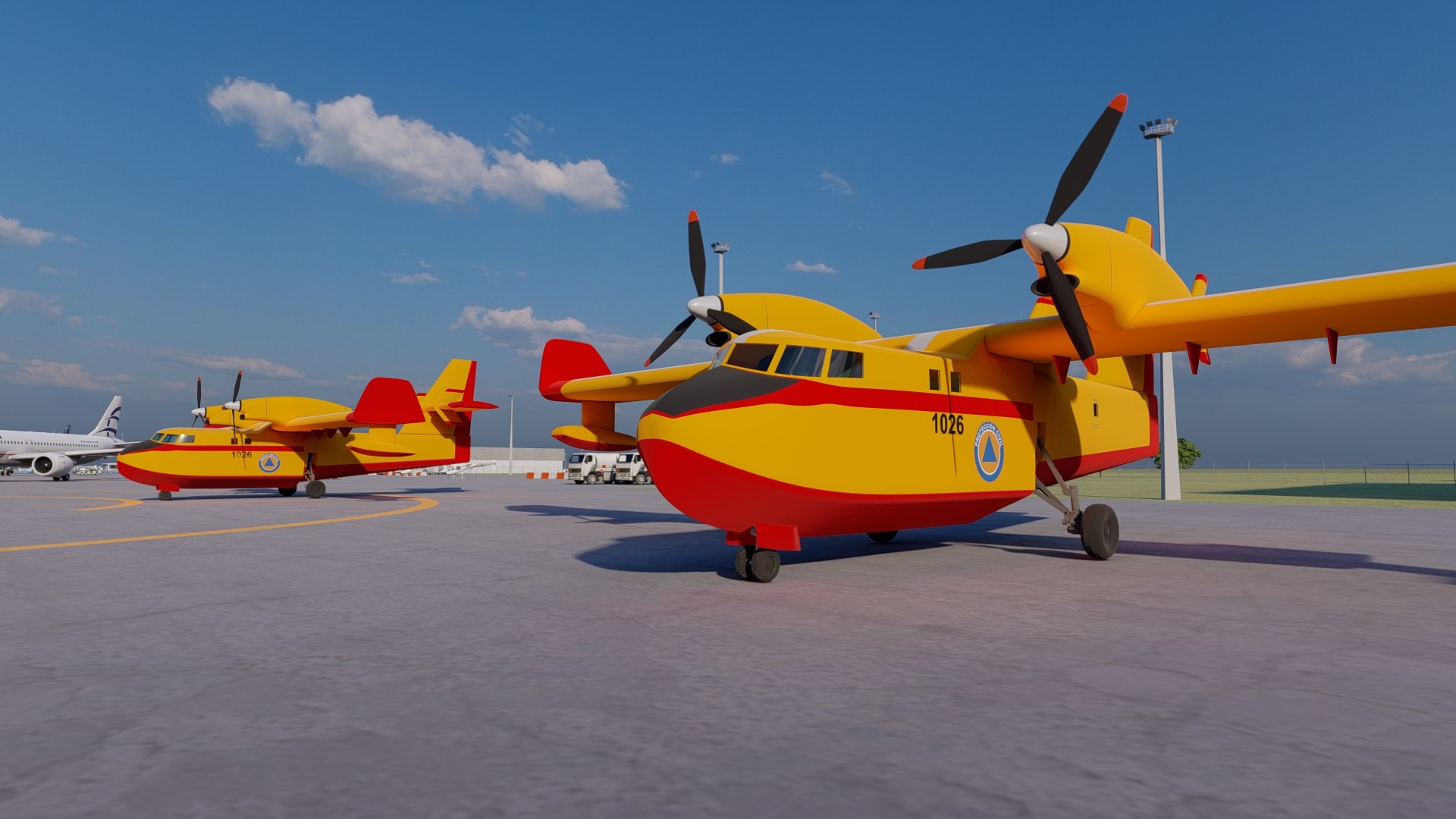 3D Canadair CL-415 Model - TurboSquid 1776099