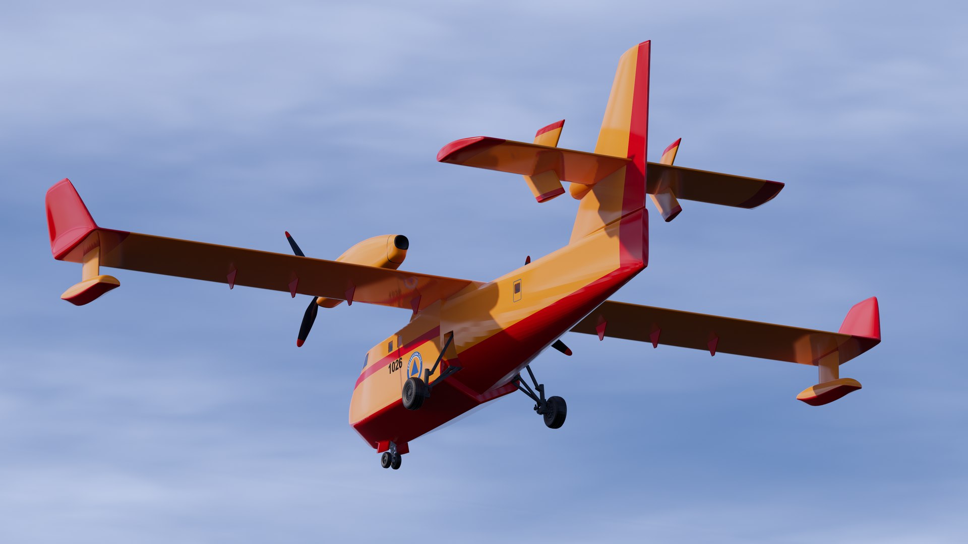 3D Canadair CL-415 Model - TurboSquid 1776099